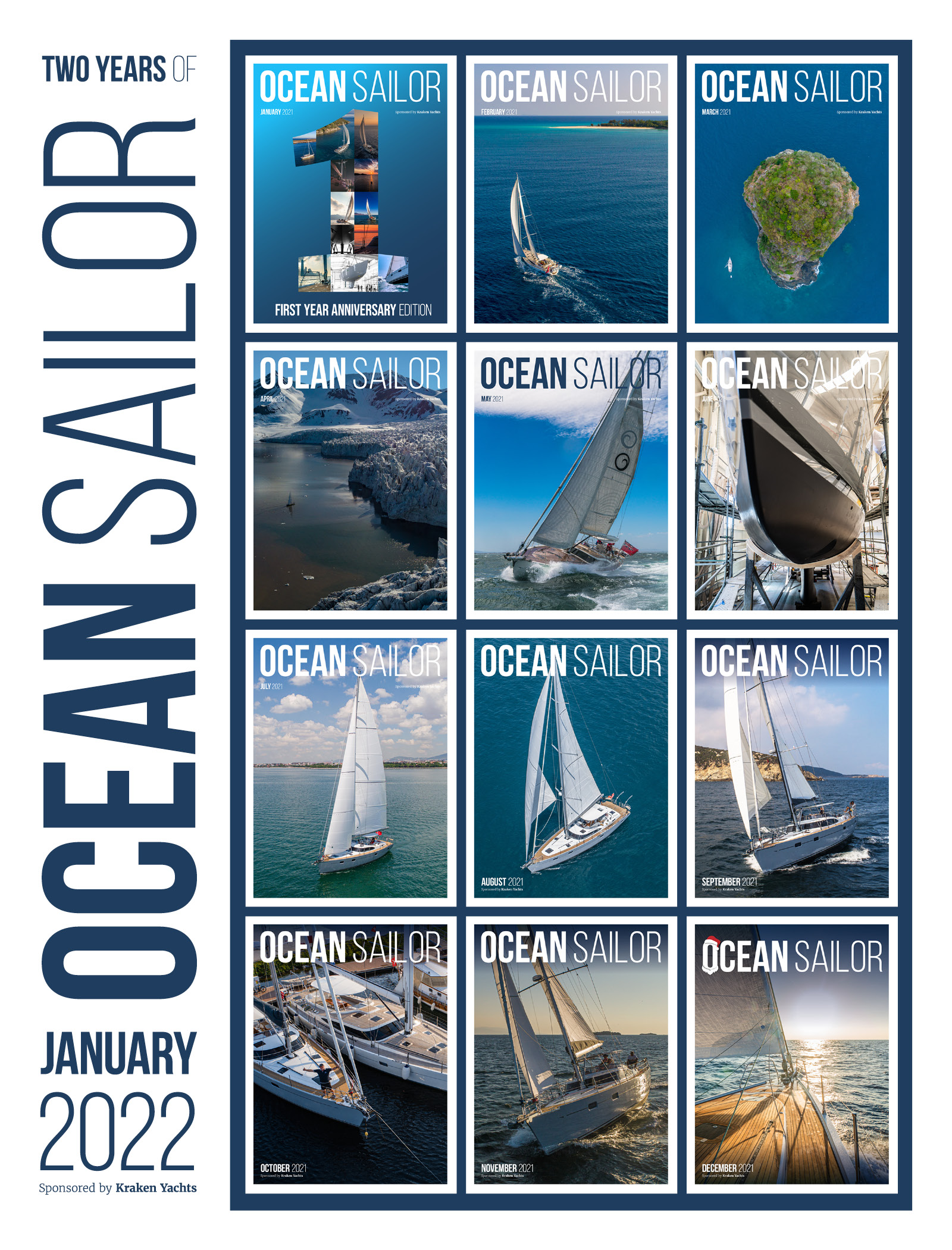 Ocean Sailor January 2022 - Kraken Yachts