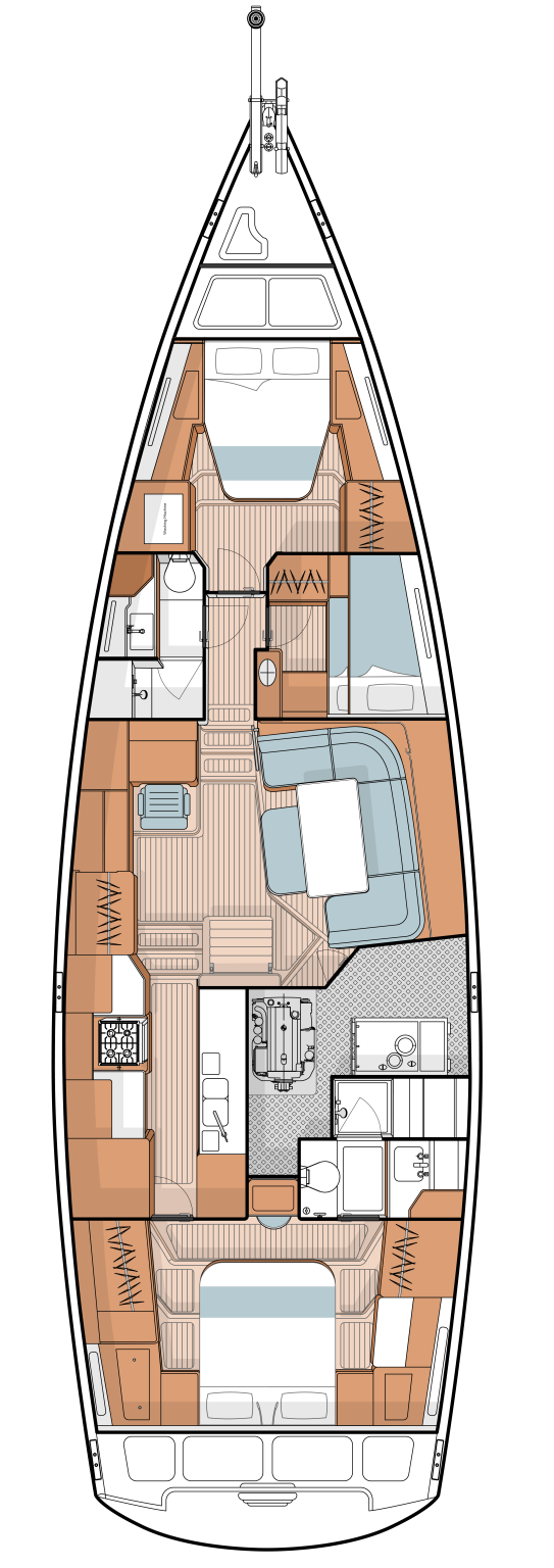 Kraken 58 - 58 ft sailing yachts from Kraken Yachts